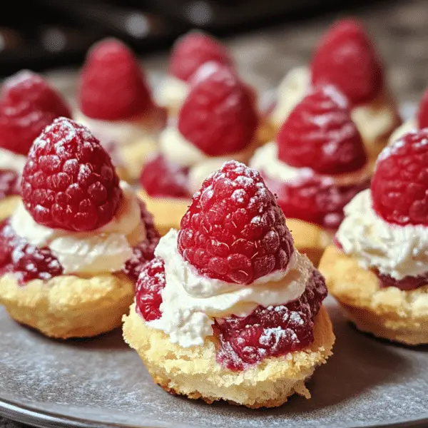 Delicious Raspberry Cream Cheese Bites - Zero Ingredients