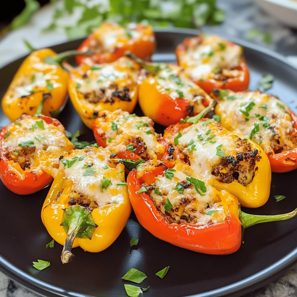 Sweet Pepper Poppers - Zero Ingredients