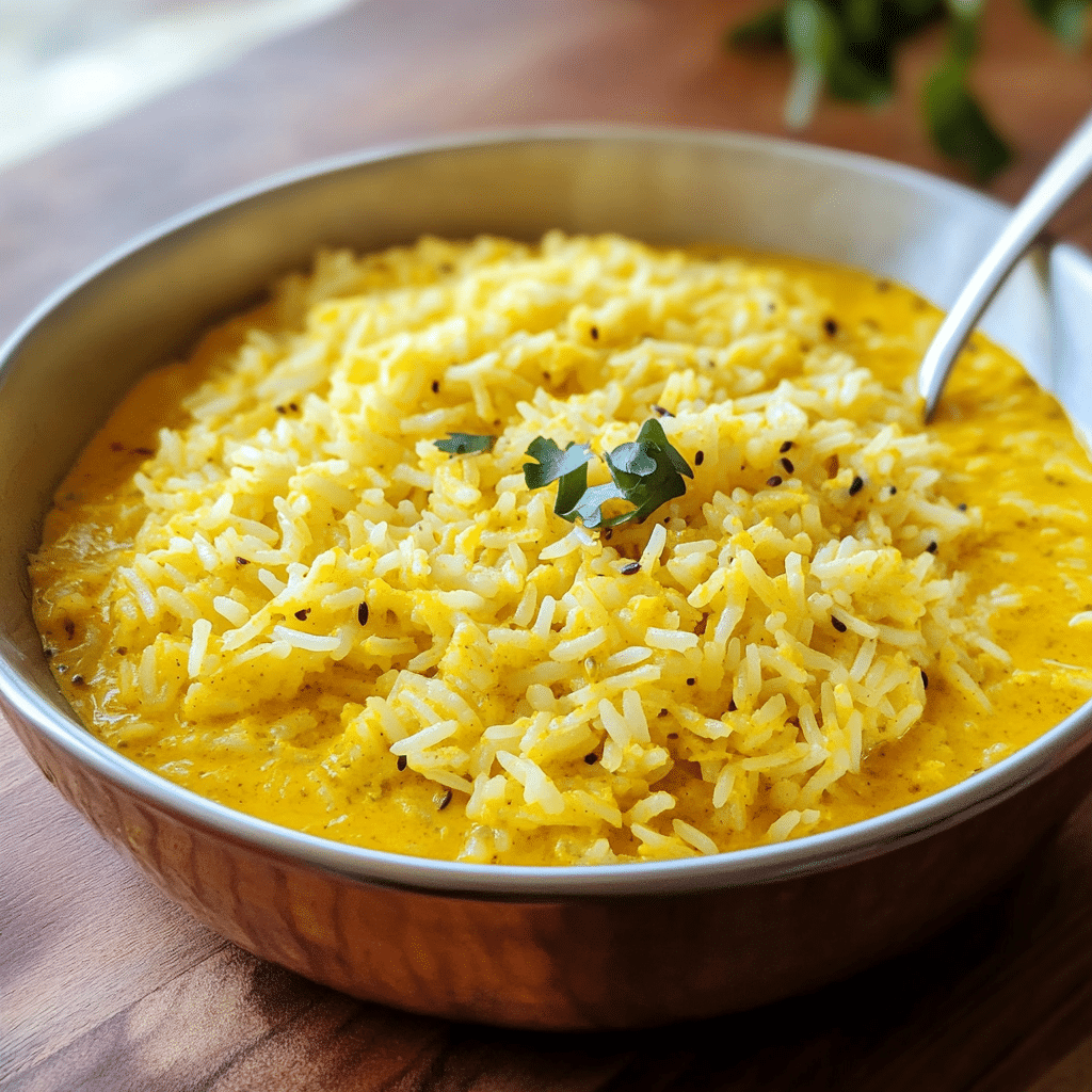 Garlic Turmeric Rice - Zero Ingredients
