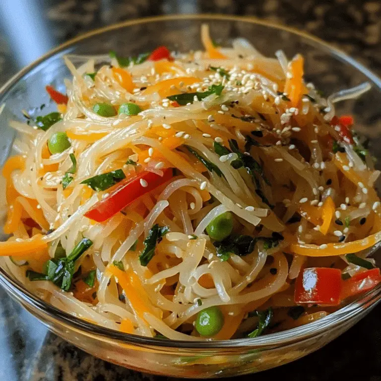 No Cook Noodle Salad with a Tangy Dressing - Zero Ingredients