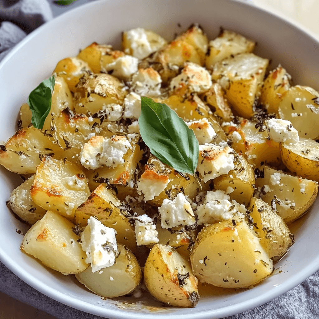Baked Feta Potatoes - Zero Ingredients
