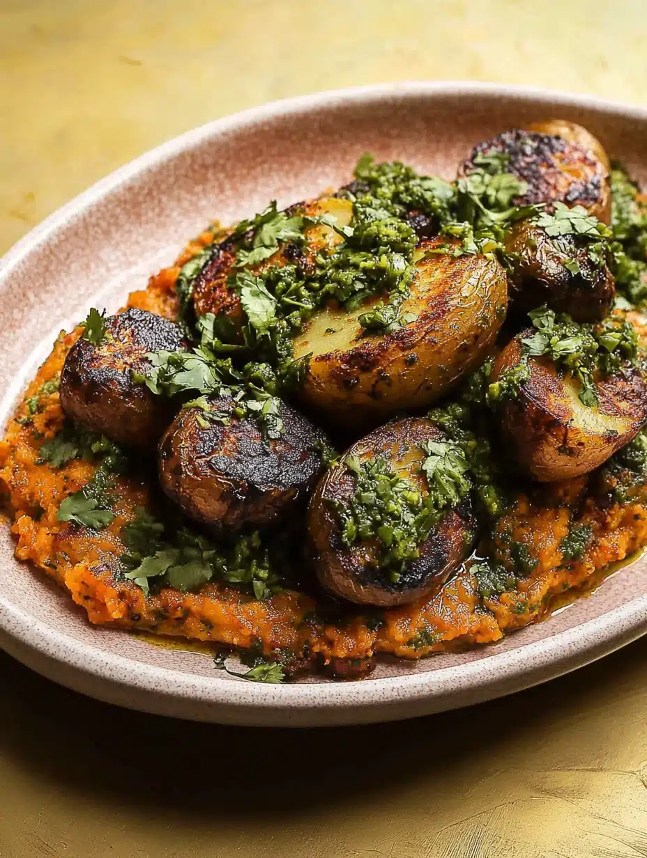 Grilled New Potatoes with Charred Jalapeño Green Ajika: An Amazing ...