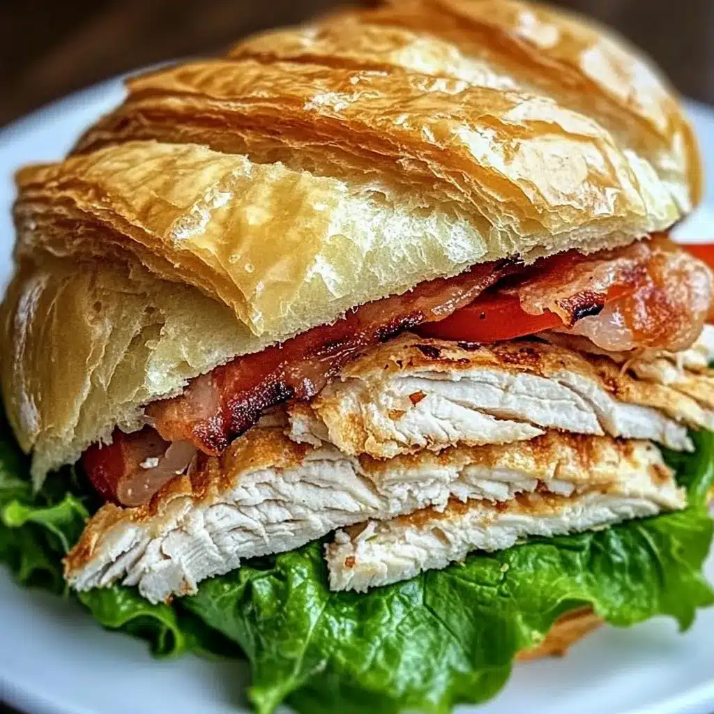 Chicken Caesar Croissant Sandwich: An Incredible 7-Step Recipe - Zero ...