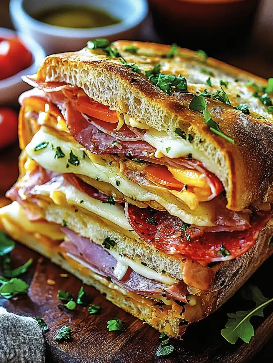 Classic Italian Muffuletta Sandwich: An Incredible Ultimate Recipe ...