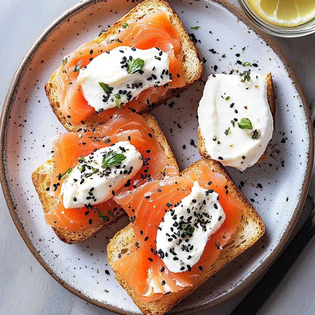 Cheesy Smoked Salmon Toasts: The Ultimate 7-Step Amazing Recipe - Zero ...